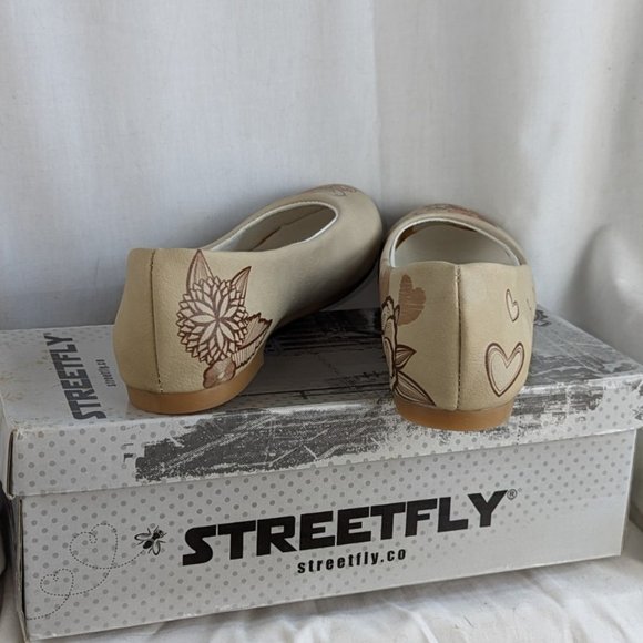 Streetfly | Shoes | Streetfly Antique Bird Ballerina Ballet Flats Size ...